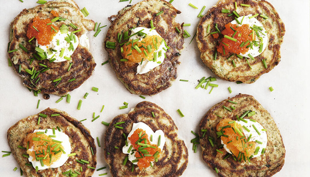 Blinier med spenat och löjrom | ELLE