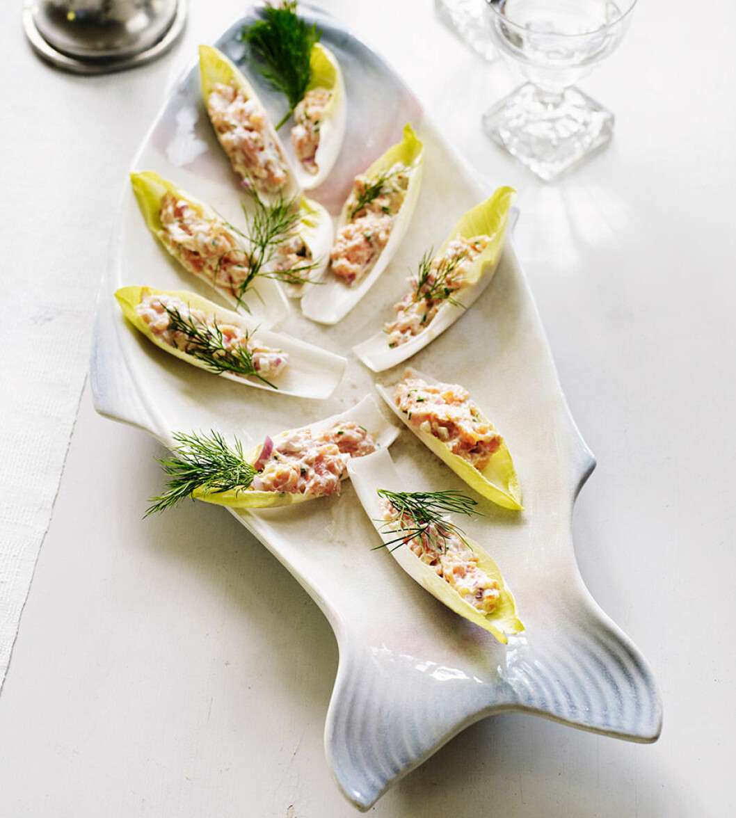 Endiver med limemarinerad lax | ELLE