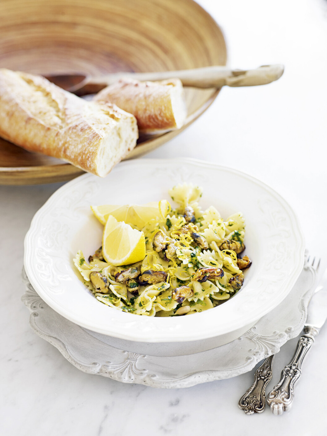 Pasta med musslor och gremolata | ELLE