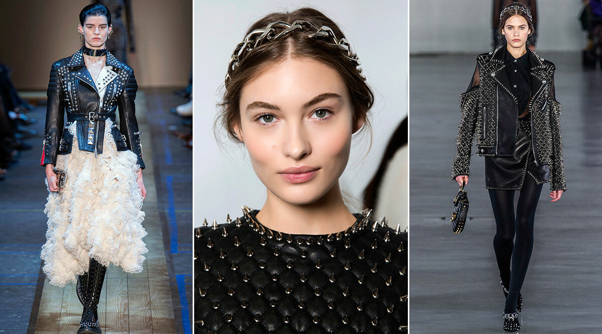 Så stylar du trenden med nitar och läder 2019 | ELLE