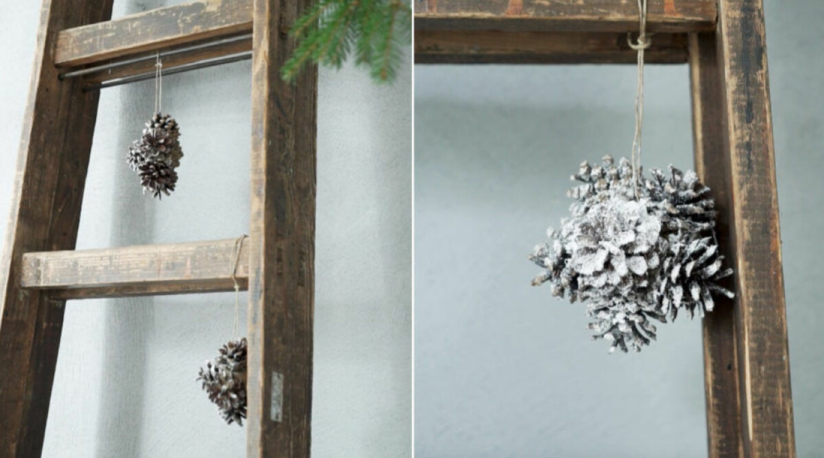 DIY: Naturnära juldekoration med kottar | ELLE