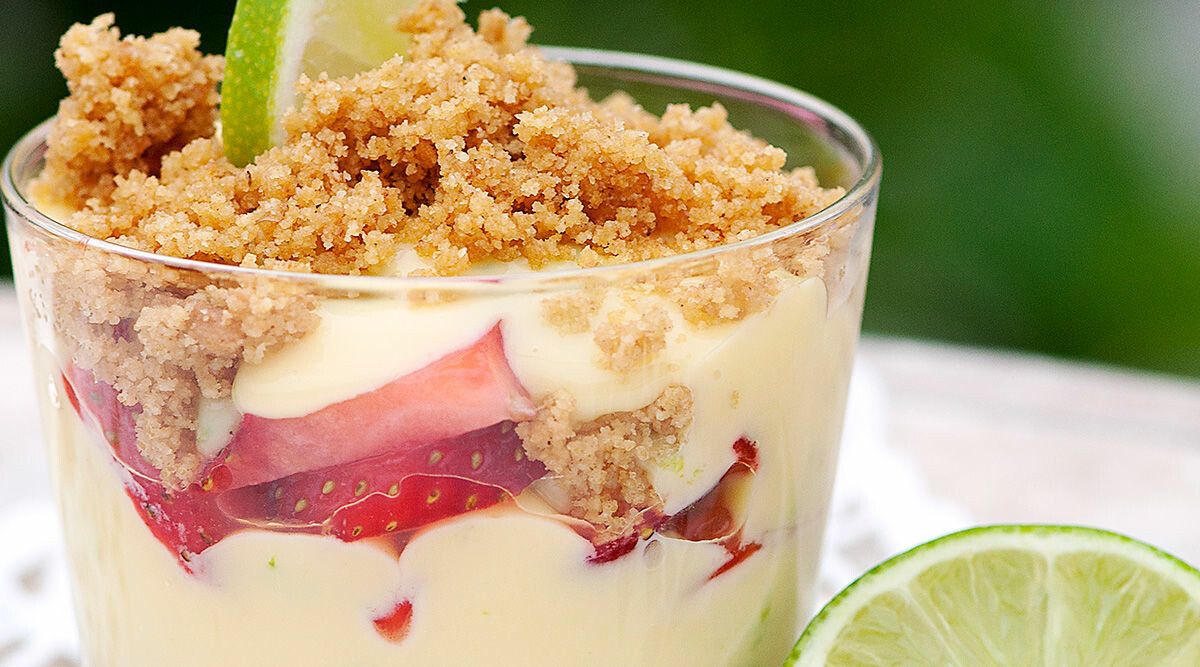 Key lime pie i glas | ELLE