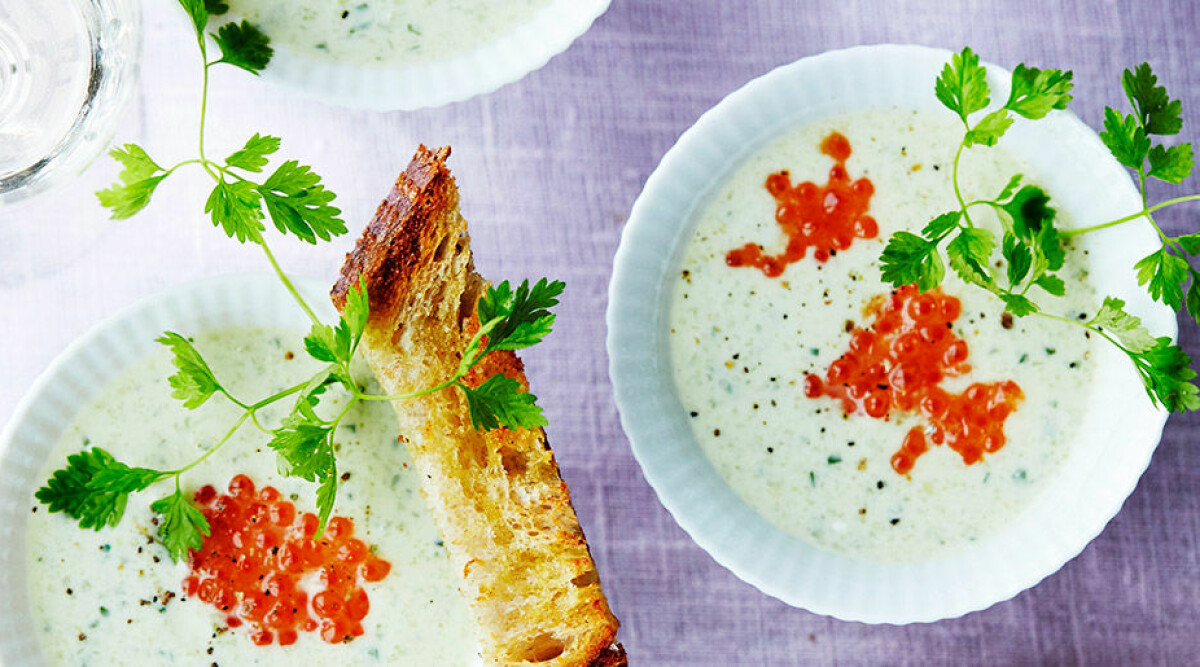 Grön soppa med gurka och avokado | ELLE