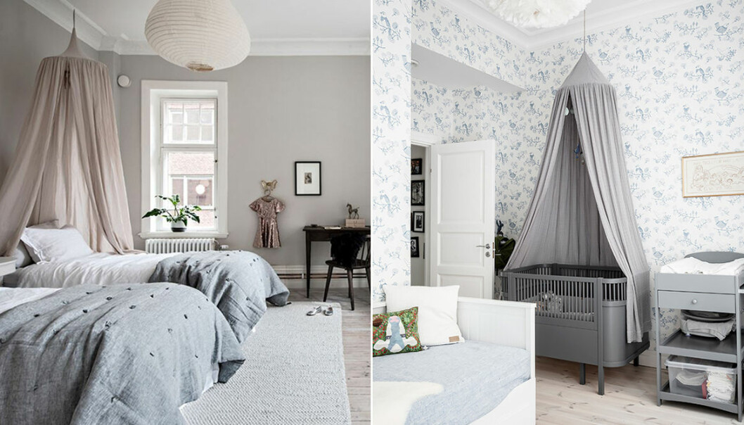 Inred med en sänghimmel i barnrummet – 9 tips | ELLE