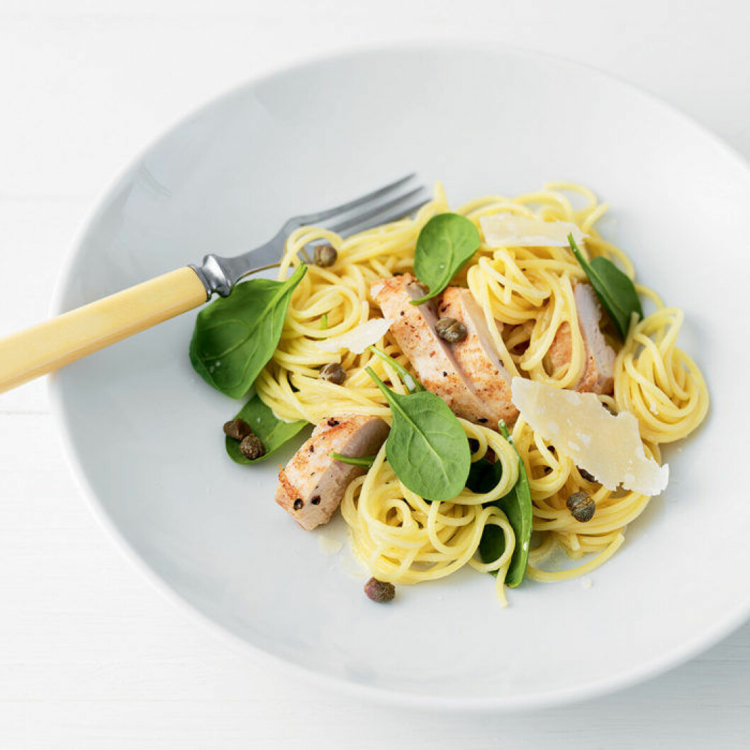 Kycklingpasta med parmesan | ELLE