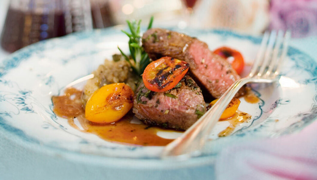 Lammytterfilé med rostad vitlökssky | ELLE