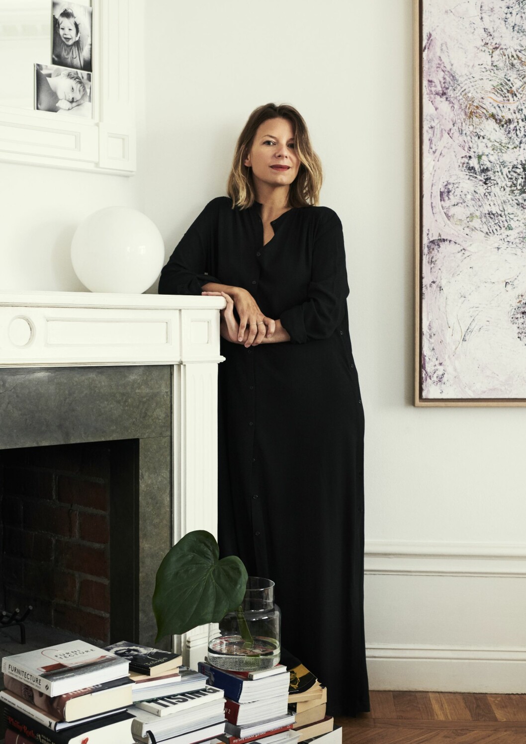 Vintage, konst och egna möbler hos inredaren i Stockholm | ELLE