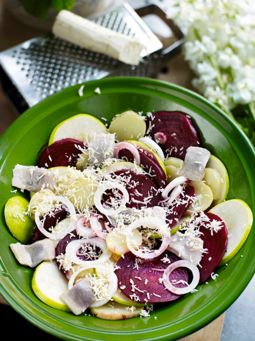 Sillsallad med pepparrotskräm | ELLE