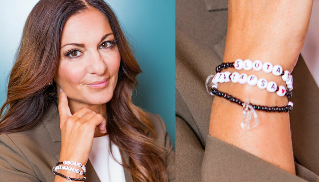 Elisabeth Massi Fritz lanserar armband med uppmaningen "sluta tafsa" | ELLE