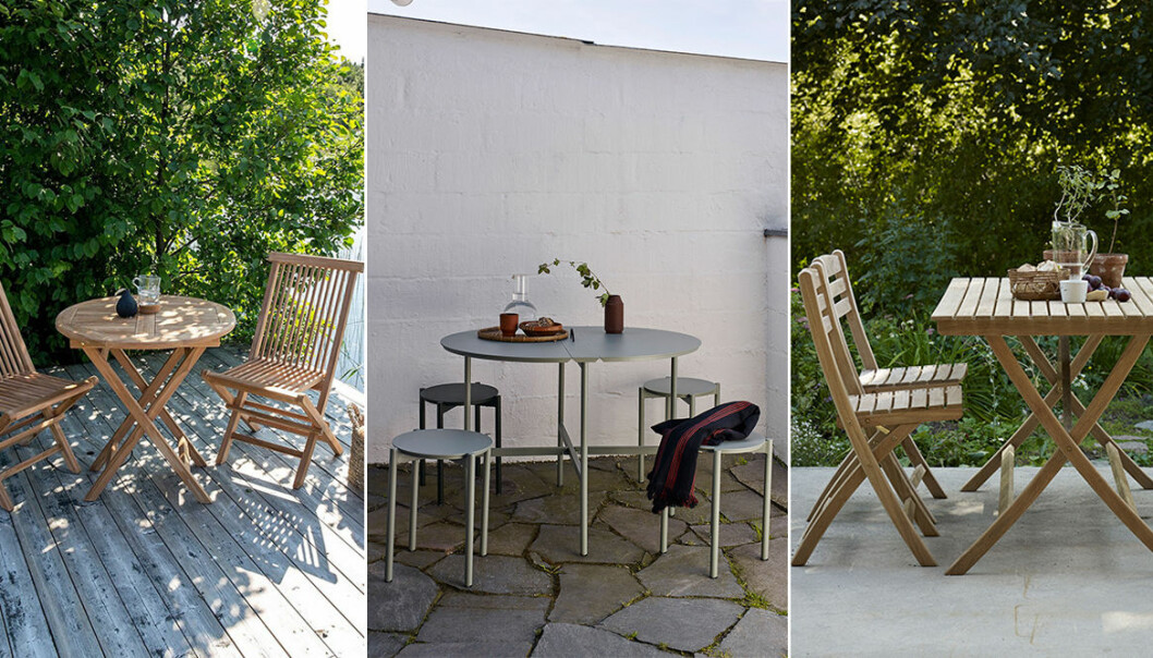 14 snygga bord till balkong och uteplats | ELLE