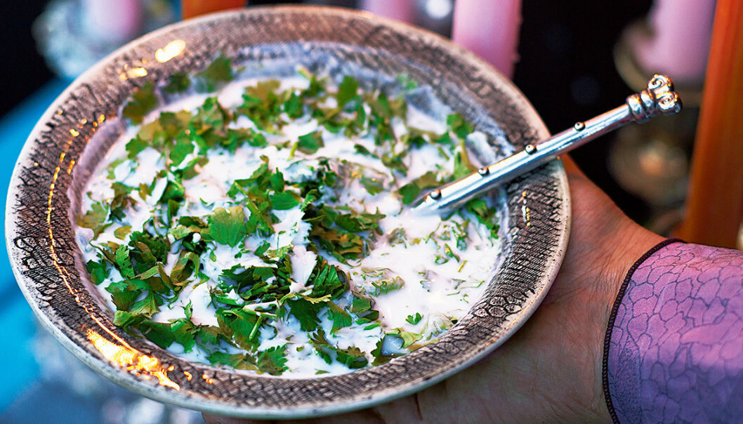 Turkisk yoghurt med koriander | ELLE
